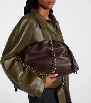 Loewe Flamenco Large Leather Shoulder Bag