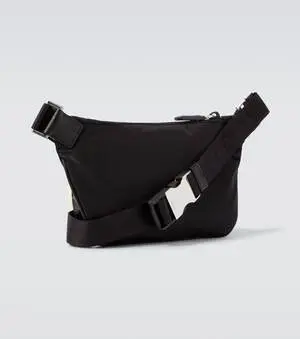 Prada Re-nylon Leather-trimmed Belt Bag