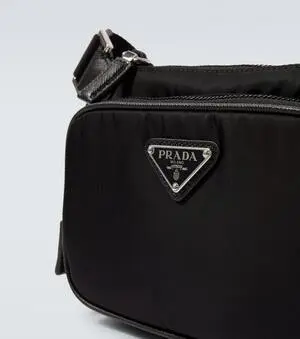 Prada Re-nylon Leather-trimmed Belt Bag