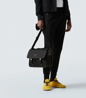 Prada Re-nylon Messenger Bag - Black