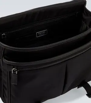 Prada Re-nylon Messenger Bag - Black