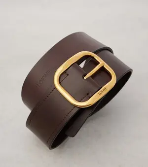 Loewe Leather Belt - Brown