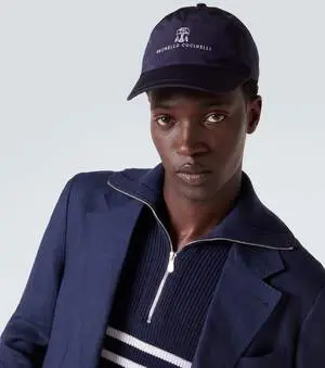 Brunello Cucinelli Logo Baseball Cap