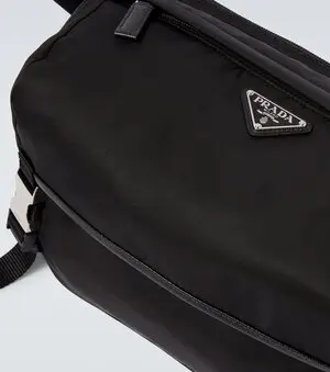 Prada Re-nylon And Leather-trimmed Shoulder Bag