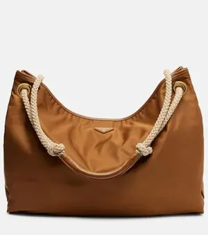 Prada Mariner Re-nylon Large Shoulder Bag - Brown