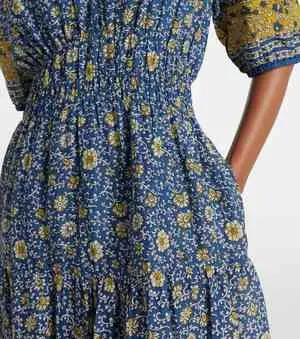 Velvet By Graham & Spencer Natalia Floral Cotton Maxi Dress