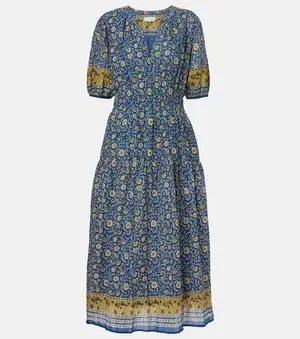 Velvet By Graham & Spencer Natalia Floral Cotton Maxi Dress