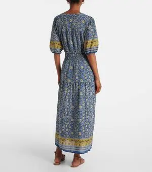 Velvet By Graham & Spencer Natalia Floral Cotton Maxi Dress
