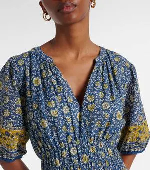 Velvet By Graham & Spencer Natalia Floral Cotton Maxi Dress