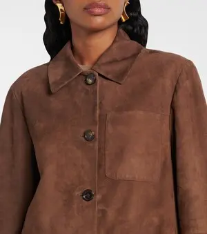 Max Mara Suede Overshirt - Brown