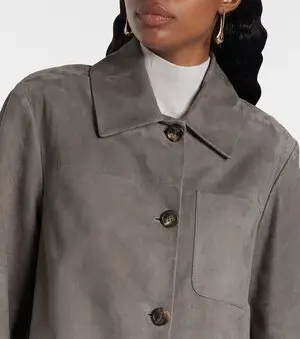 Max Mara Suede Overshirt - Grey