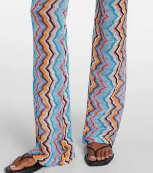 Missoni Zigzag High-rise Flared Pants - Multicoloured