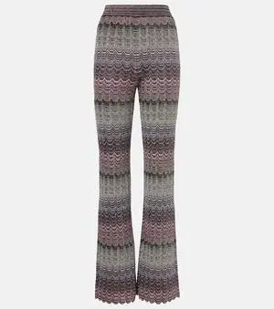 Missoni Zigzag High-rise Flared Pants - Multicoloured