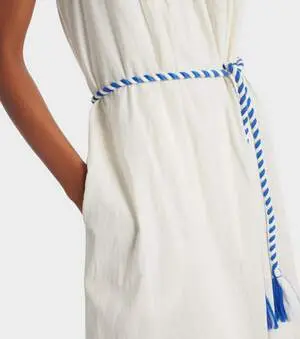 Velvet By Graham & Spencer Juliette Embroidered Cotton Midi Dress