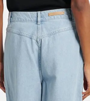 Max Mara Pugnale High-rise Wide-leg Jeans