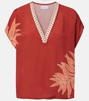 Velvet By Graham & Spencer Layered Kaftans Tunics