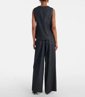 Max Mara Denim Waistcoat