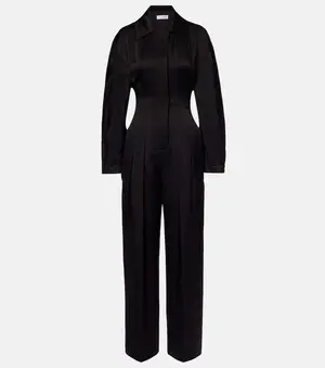 Victoria Beckham Belted Jumpsuit - Black
