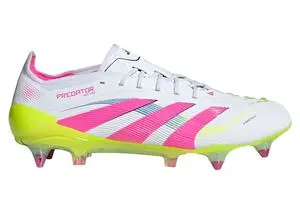 Adidas Predator Elite Sg - Cloud White/lucid Pink/lucid Lemon