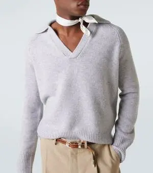 Arch4 Mr. Clifton Gate Cashmere Polo Sweater