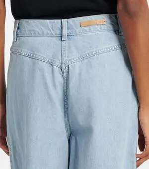 Max Mara Pugnale High-rise Wide-leg Jeans