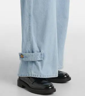Max Mara Pugnale High-rise Wide-leg Jeans