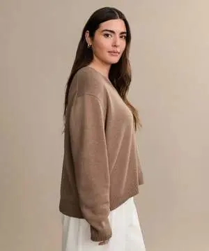 Jenni Kayne Simone V-neck - Brown