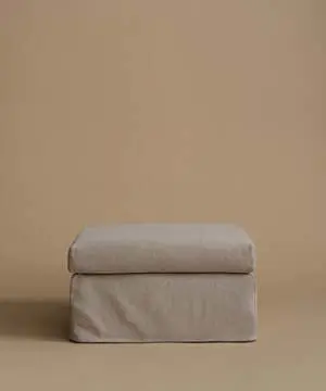 Jenni Kayne Harbor Ottoman - Tan