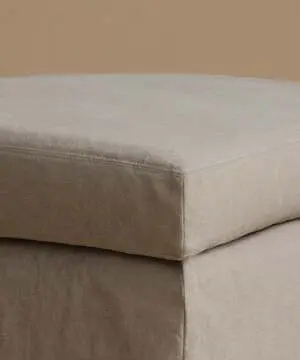 Jenni Kayne Harbor Ottoman - Tan