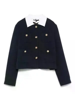Collared Cropped Jackets