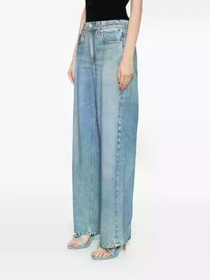 Rag & Bone Jeans-print Straight Trousers