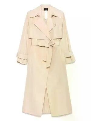 Akris Mulberry Silk Trench Coat