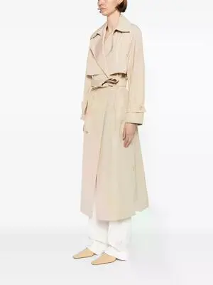 Akris Mulberry Silk Trench Coat
