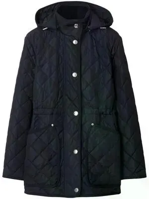 Burberry Quilted Jacket With Embroidered Equestrian Knight Motif