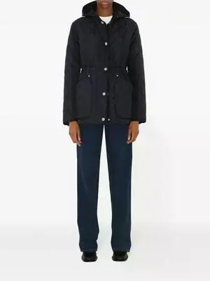 Burberry Quilted Jacket With Embroidered Equestrian Knight Motif