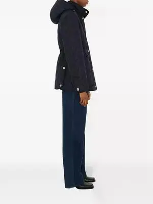 Burberry Quilted Jacket With Embroidered Equestrian Knight Motif