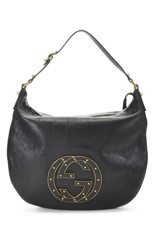 Gucci Leather Blondie Shoulder Bag - Black