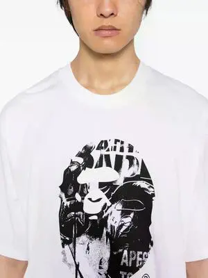 A BATHING APE Logo-printed T-shirt