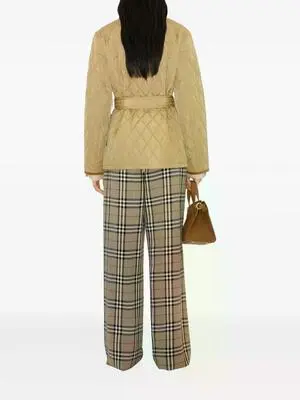 Burberry Quilted Belted Jacket