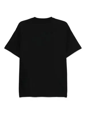CHOCOOLATE Logo-embroidered T-shirt - Black