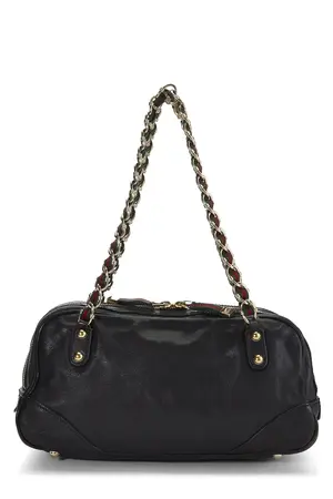 Gucci Leather Capri Zip Shoulder Bag