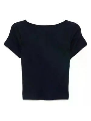 CHOCOOLATE Logo-embroidered T-shirt - Blue
