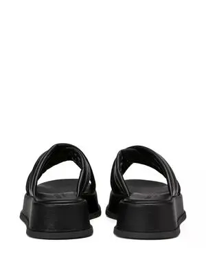 Marc O'polo Crossover-strap Platform Sandals - Black