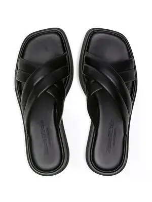 Marc O'polo Crossover-strap Platform Sandals - Black