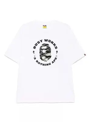 A BATHING APE Logo-printed T-shirt