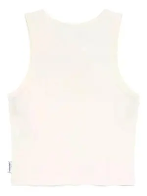 CHOCOOLATE Embossed-logo Tank Top - Neutrals
