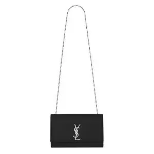 Saint Laurent Kate Medium Leather Shoulder Bag - Black