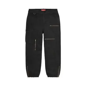 Women's Black Cargo Sweatpants