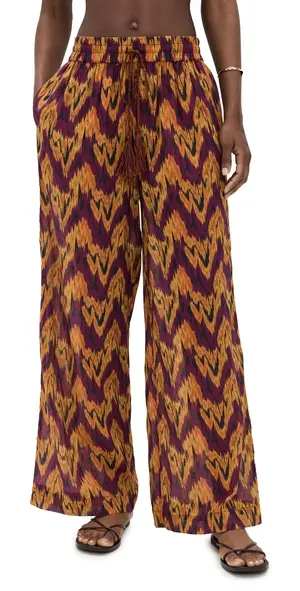 Ulla Johnson Azra Wide Leg Pants - Terra