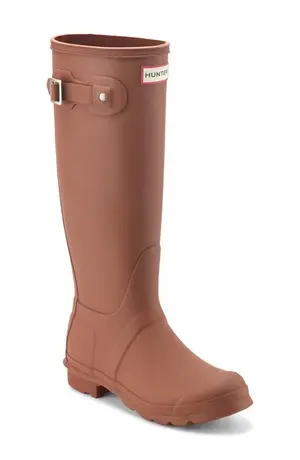 Hunter Original Tall Rain Boots - Medium Brown 210